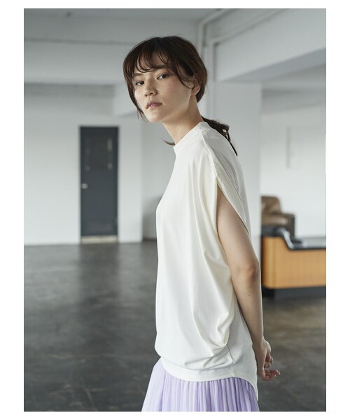 AMERICAN HOLIC（アメリカンホリック）の「・ハイネックノースリーブ脇タックプルオーバー（トップス）」 - WEAR