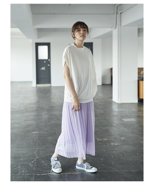 AMERICAN HOLIC（アメリカンホリック）の「・ハイネックノースリーブ脇タックプルオーバー（トップス）」 - WEAR