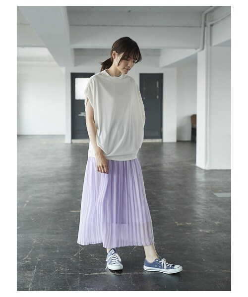 AMERICAN HOLIC（アメリカンホリック）の「・ハイネックノースリーブ脇タックプルオーバー（トップス）」 - WEAR