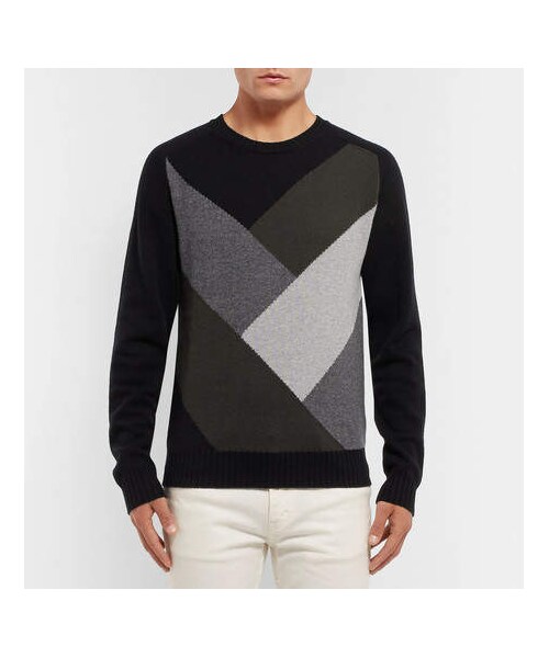 Tomas maier（トーマスマイヤー）の「Tomas Maier Colour-Block Cashmere Sweater（ニット ...