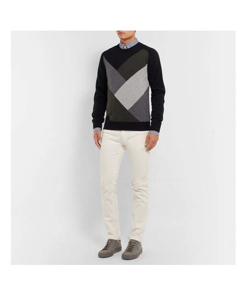 Tomas maier（トーマスマイヤー）の「Tomas Maier Colour-Block Cashmere Sweater（ニット ...