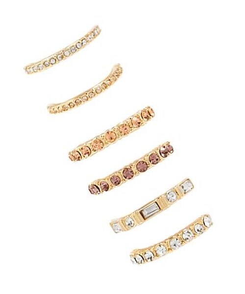 FOREVER 21（フォーエバー トゥエンティーワン）の「Forever 21 Rhinestone Ring Set（リング）」 - WEAR
