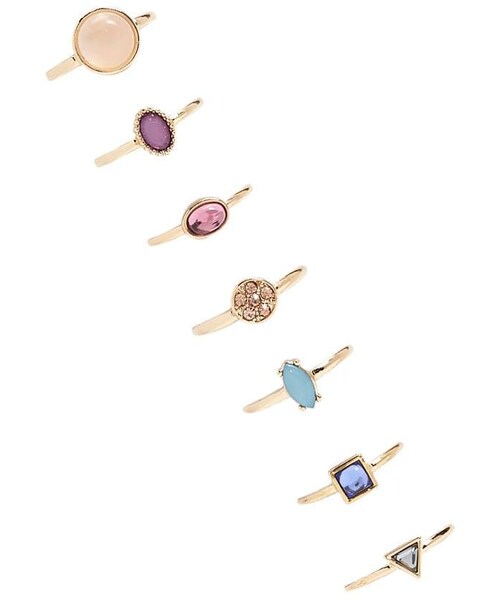 FOREVER 21（フォーエバー トゥエンティーワン）の「Forever 21 Geo Ring Set（リング）」 - WEAR