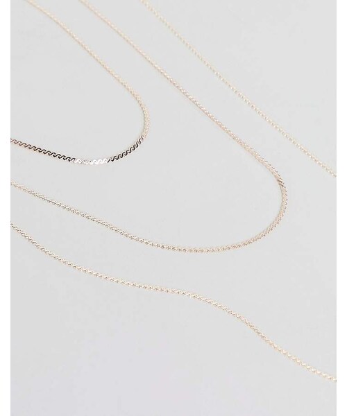 Missguidedの「Missguided long chain rose gold necklace（ネックレス）」 - WEAR