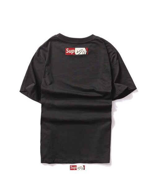 adidas（アディダス）の「新品111 RIPNDIP&supreme リップンディップ Tシャツ トップス 猫 半袖 （Tシャツ ...