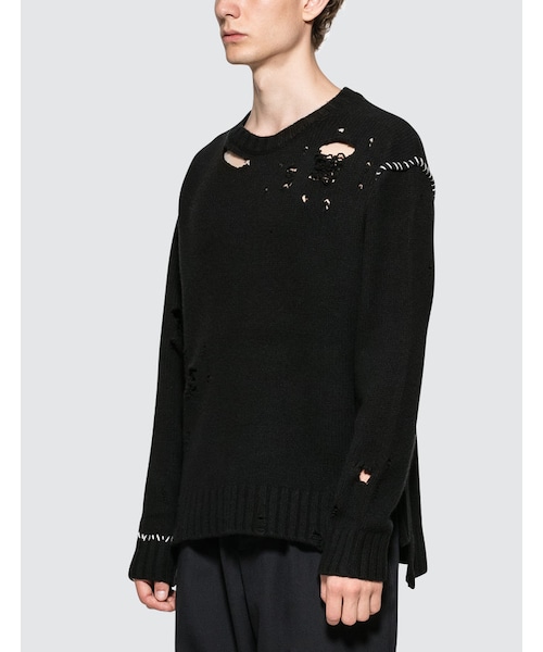 AMBUSH（アンブッシュ）の「Damaged Knit Sweater（）」 - WEAR