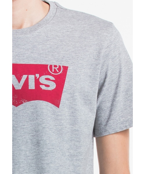 Levi's（リーバイス）の「Levi's Graphic Set-In Neck Graphic Midtone Htr male ...