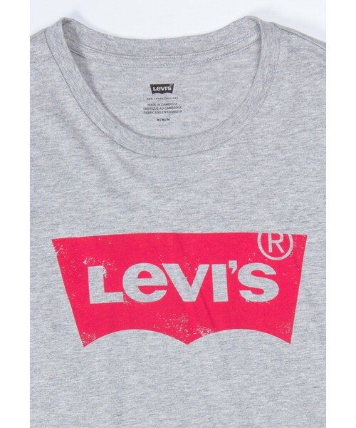Levi's（リーバイス）の「Levi's Graphic Set-In Neck Graphic Midtone Htr male ...