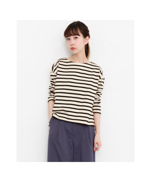 KBF（ケイビーエフ）の「illi ボーダーバスクTシャツ（）」 - WEAR