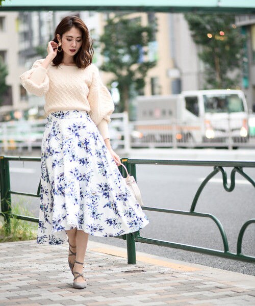 Andemiu（アンデミュウ）の「デジタルフラワースカート（）」 - WEAR