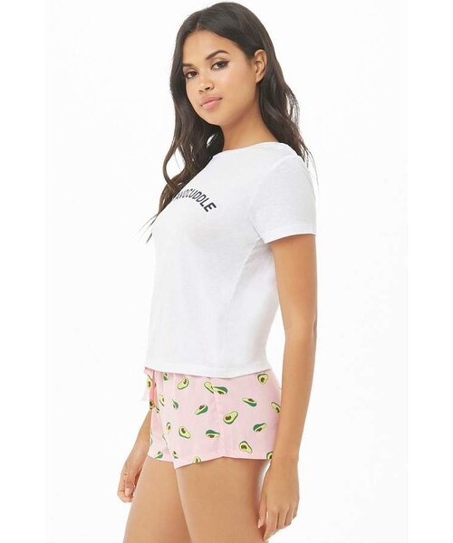 Forever 21（フォーエバー トゥエンティーワン）の「Forever 21 Lets Avocuddle Graphic PJ Set ...
