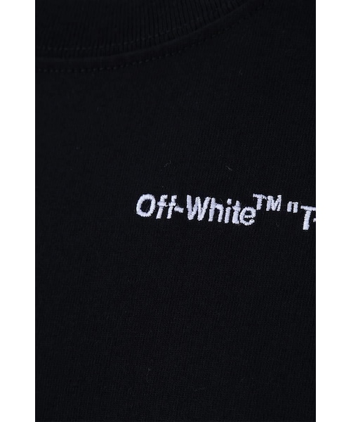 off white（オフホワイト）の「★OFF-WHITE★Quotes embroideredコットンTシャツ★関税送料込（Tシャツ ...