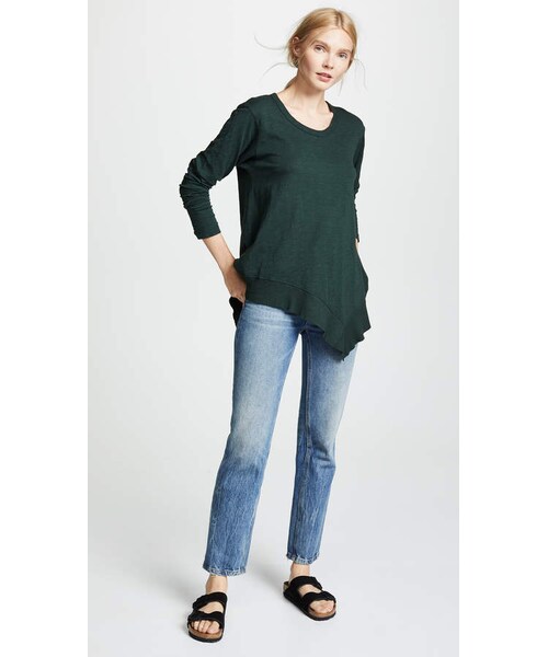 Wilt（ウィルト）の「Wilt Ribbed Hem Double Shift Tunic Tee（）」 - WEAR