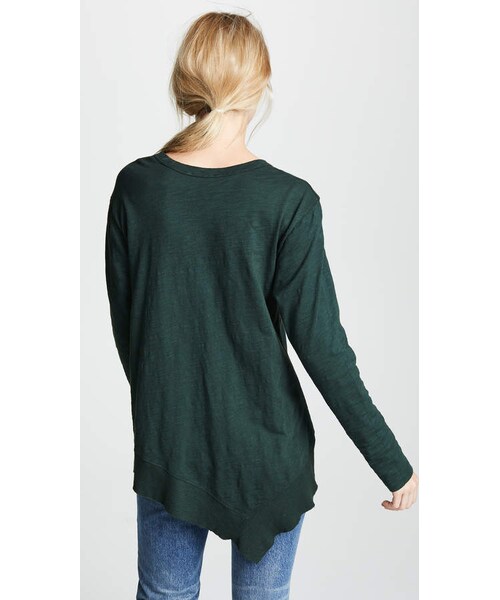 Wilt（ウィルト）の「Wilt Ribbed Hem Double Shift Tunic Tee（トップス）」 - WEAR