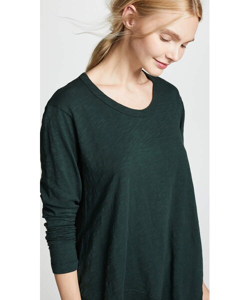 Wilt（ウィルト）の「Wilt Ribbed Hem Double Shift Tunic Tee（）」 - WEAR