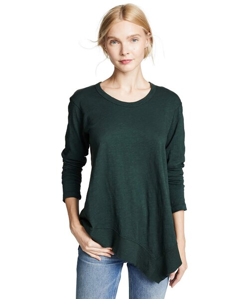 Wilt（ウィルト）の「Wilt Ribbed Hem Double Shift Tunic Tee（）」 - WEAR