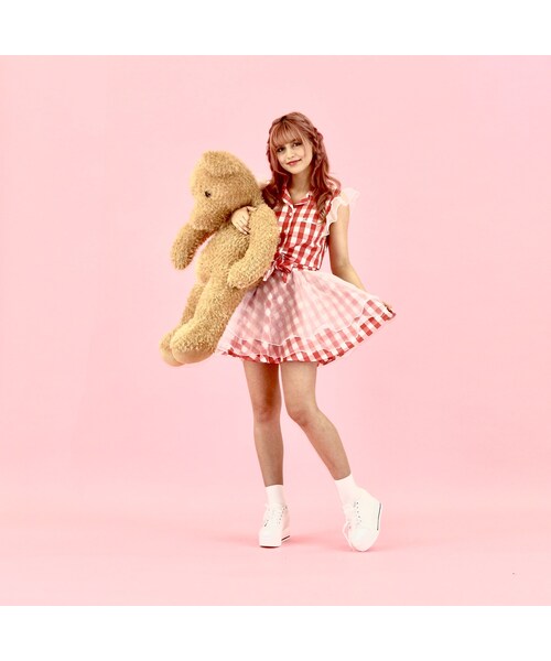 Miauler Mew（Miauler Mew）の「ブロックチェックセットアップ レッド（シャツ/ブラウス）」 - WEAR
