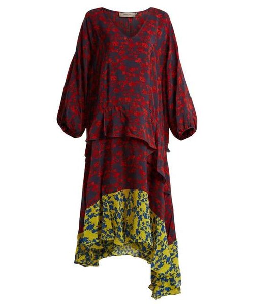 Preen Line（-）の「Preen Line - Felicity Floral Print Satin Crepe Dress ...