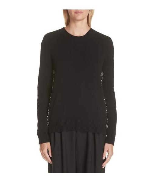 MARC JACOBS（マークジェイコブス）の「MARC JACOBS Wool & Cashmere Back Button Sweater ...