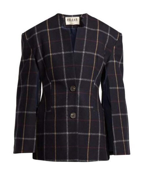 Awake（-）の「A.W.A.K.E. A.w.a.k.e. - Checked Wool Blend Blazer - Womens ...