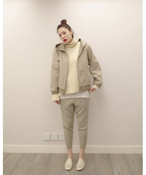 ILIKESUNDAYの「split front chunky wool knit（）」 - WEAR