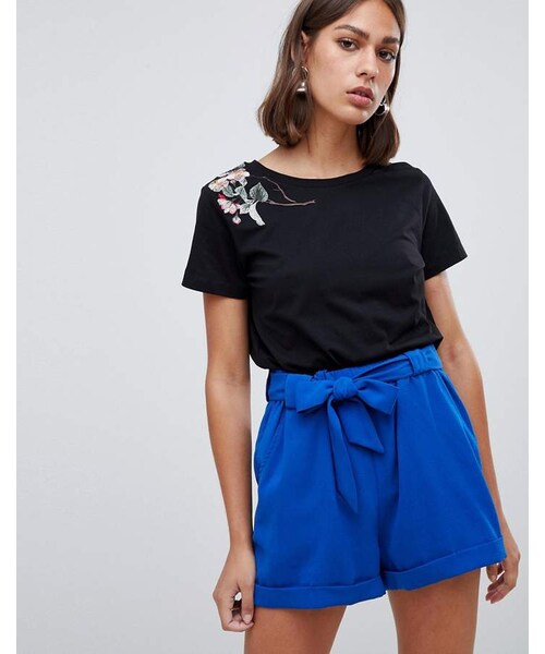 Minimum（ミニマム）の「Moves By Minimum Embroidered T-Shirt（Tシャツ/カットソー）」 - WEAR