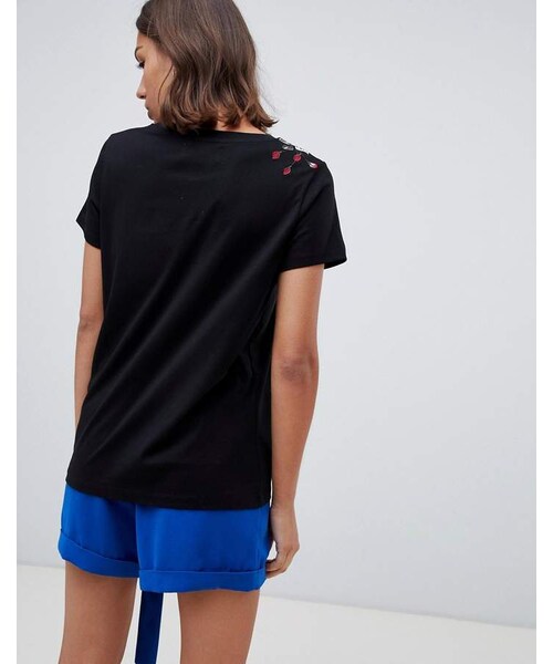Minimum（ミニマム）の「Moves By Minimum Embroidered T-Shirt（Tシャツ/カットソー）」 - WEAR