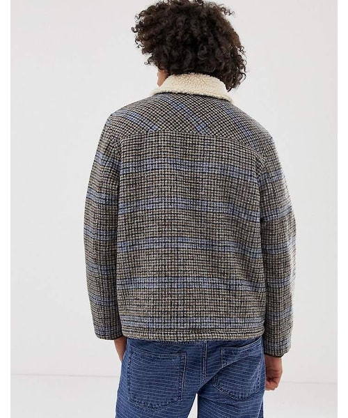 WEEKDAY（ウィークデイ）の「Weekday justus check fleece lined coach jacket（テーラード ...