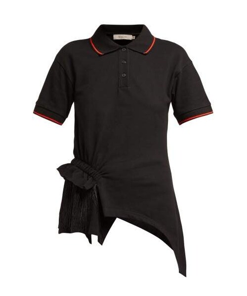 Preen Line（-）の「Preen Line - Tassel Cotton Polo Shirt - Womens - Black ...