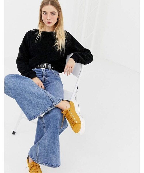 ONLY（オンリー）の「Only Ellie teddy sweatshirt（スウェット）」 - WEAR