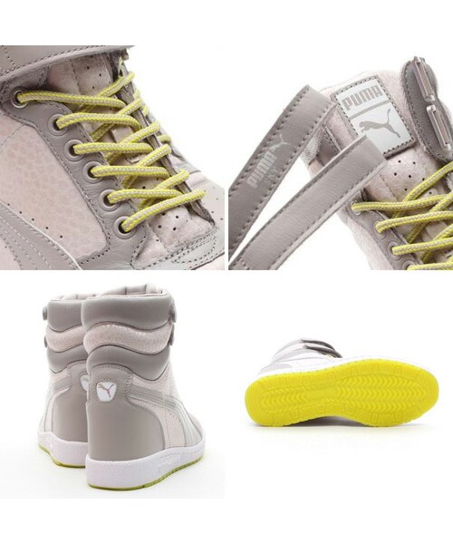 Puma（プーマ）の「PUMA SKY WEDGE ANIMAL WNS GRAY/YELLOW（その他）」 - WEAR