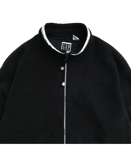 GAP（ギャップ）の「90s GAP GP TECH / Full Zip Fleece Jacket / Black / Used（ダウンジャケット/コート）」 - WEAR