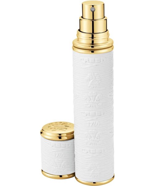 Creed（クリード）の「Creed Small White with Gold Trim Leather Atomizer（香水）」 - WEAR