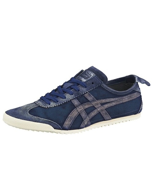Onitsuka Tiger（オニツカタイガー）の「Onitsuka Tiger MEXICO SLIP-ON DELUXE "NIPPON MADE" BLUE/BLUE（LOW-CUT ...