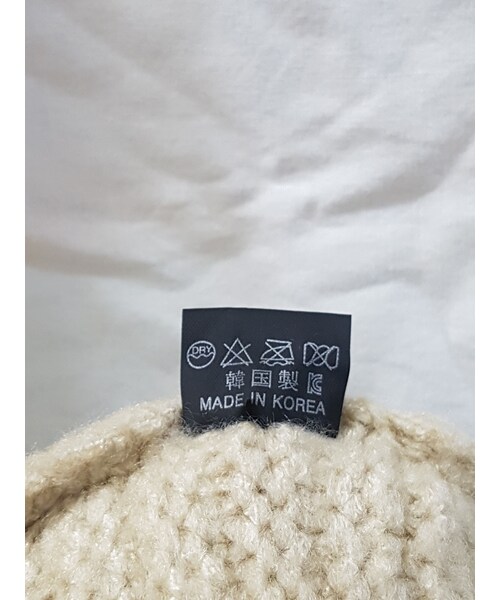 no brand（ノーブランド）の「knit cap / ivory（イヤーマフ）」 - WEAR