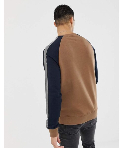 New Look（ニュールック）の「New Look raglan sweatshirt in mink（スウェット）」 - WEAR