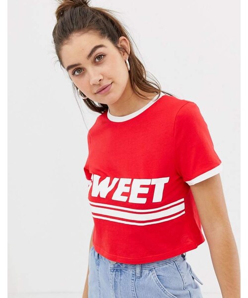 Glamorous（グラマラス）の「Glamorous sweet t-shirt（Tシャツ/カットソー）」 - WEAR