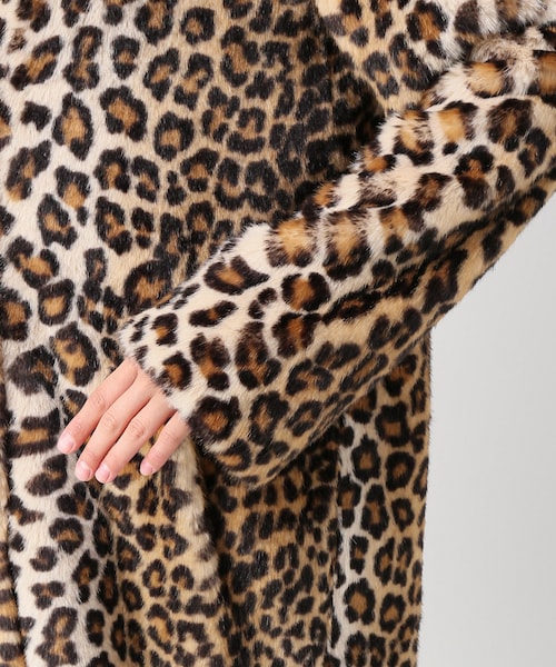 AP STUDIO（エーピーストゥディオ）の「STAND レオパードフェイクFUR