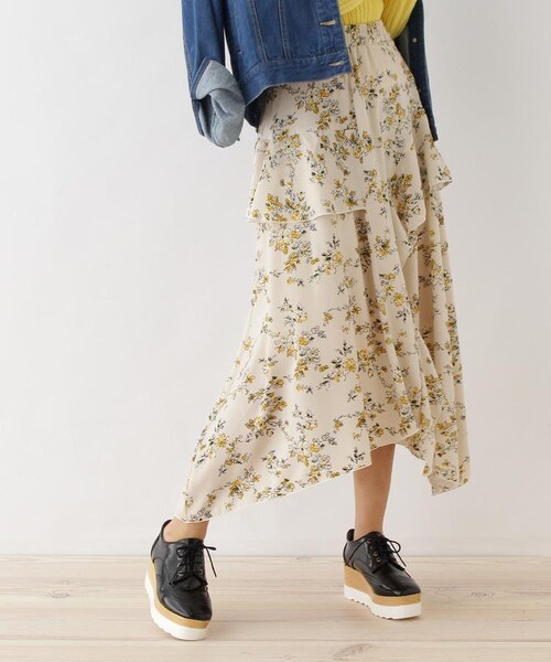 OZOC（オゾック）の「イレギュラーヘムフリルスカート（その他）」 - WEAR