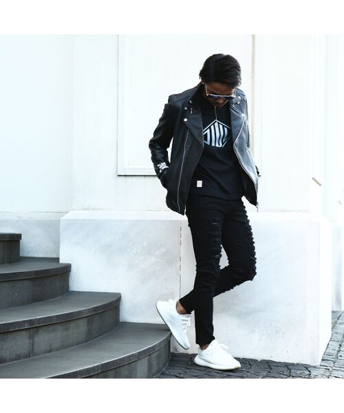 DOWBL（ダブル）の「Rhombus Leaf Icon Long Sleeve（トップス）」 - WEAR