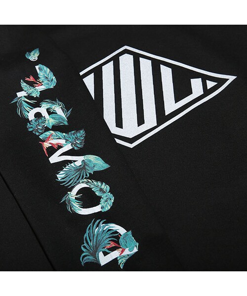 DOWBL（ダブル）の「Rhombus Leaf Icon Long Sleeve（トップス）」 - WEAR