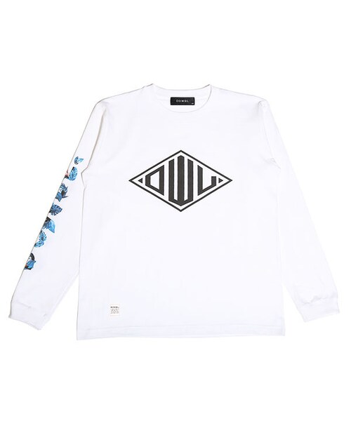 DOWBL（ダブル）の「Rhombus Leaf Icon Long Sleeve（トップス）」 - WEAR