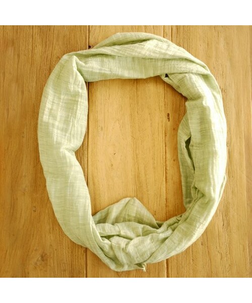 Madu（マディ）の「シルク/コットン スヌード グリーン（）」 - WEAR