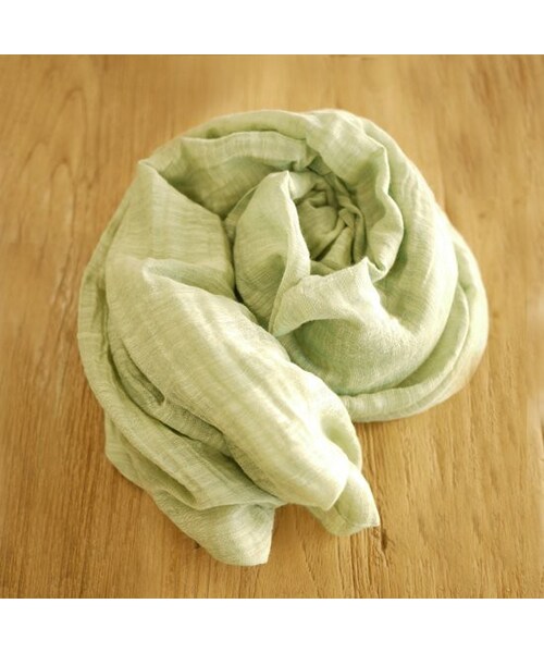 Madu（マディ）の「シルク/コットン スヌード グリーン（）」 - WEAR