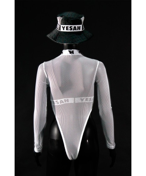 YESAH（イエッサー）の「Fishnet Leotard White（）」 - WEAR