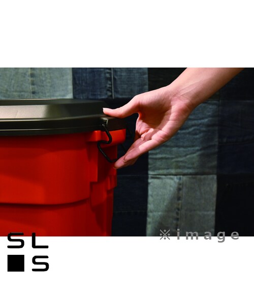 no brand（ノーブランド）の「トラッシュカン イエロー W39/D27/H48.6cm 蓋開閉型 ゴミ箱 大型ゴミ箱 日本製 azu-l941y（ダストボックス）」 - WEAR