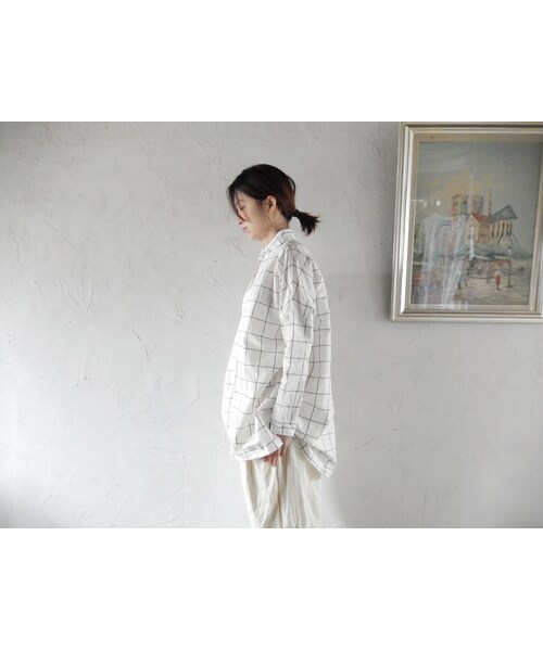 Handmade（ハンドメイド）の「COCOLO Windowpane Check Shirt（シャツ/ブラウス）」 - WEAR