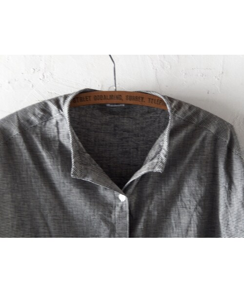 Handmade（ハンドメイド）の「COCOLO Glen Check No Collar Shirt（シャツ/ブラウス）」 - WEAR
