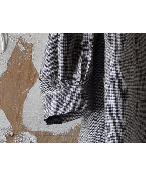 Handmade（ハンドメイド）の「COCOLO Glen Check No Collar Shirt（シャツ/ブラウス）」 - WEAR