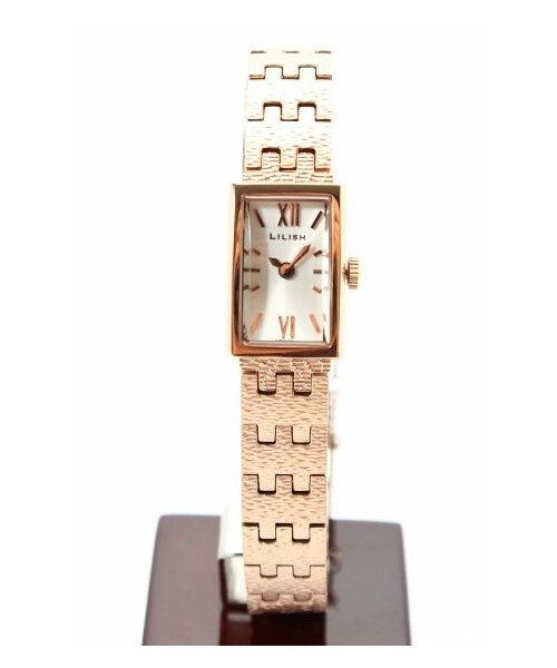 HIROB（ヒロブ）の「LILISH EDITION SQUARE(ピンク)（腕時計）」 - WEAR